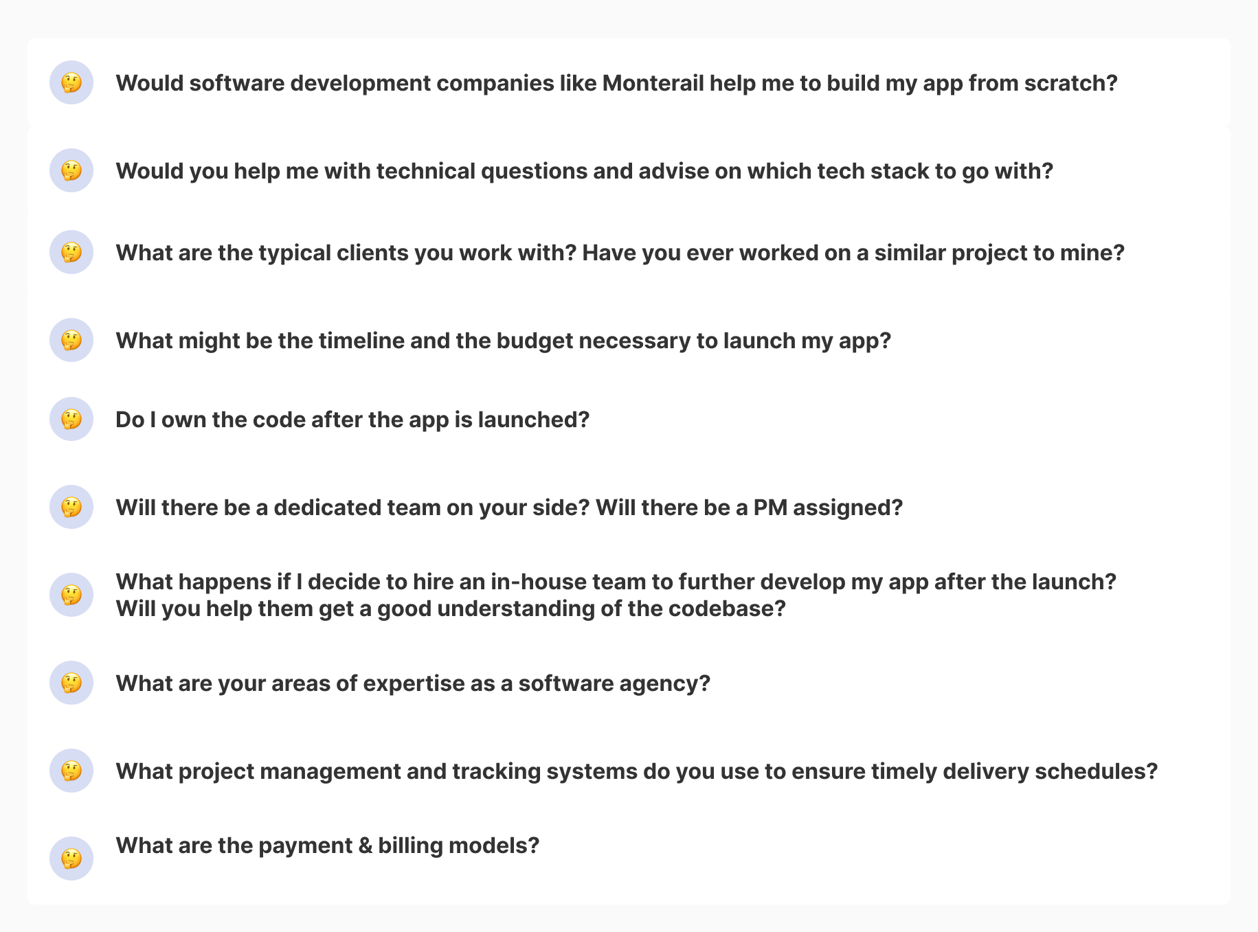 Why Do We Ask So Many Questions Before and During Development?